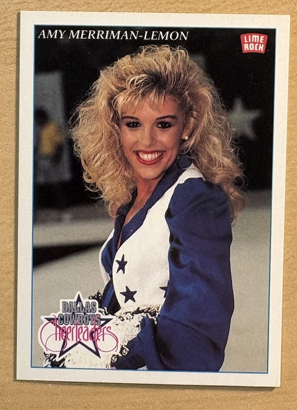 Dallas Cowboys Cheerleaders 1992 Promo Card #P1, Amy Merriman-Lemon | eBay