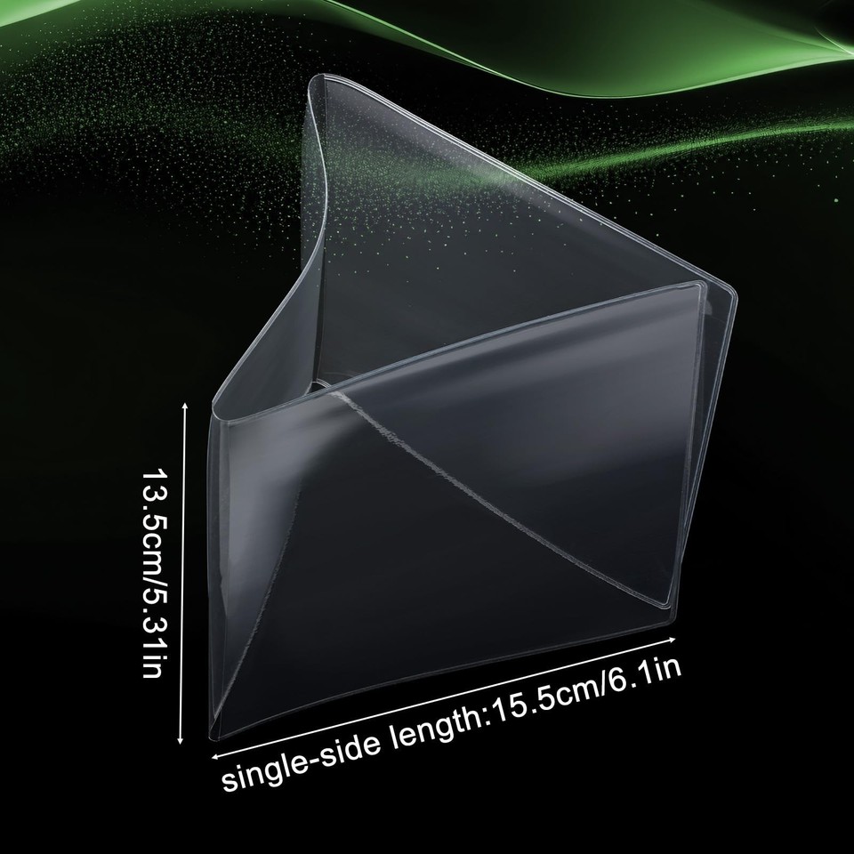 BOXOB Mahjong Card Protector Cover Holder, Transparent Large Plastic ...