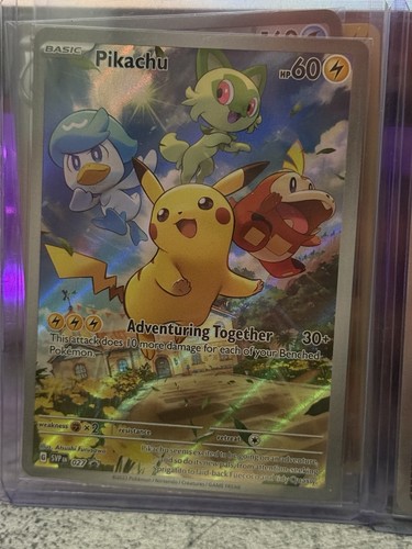 Pikachu 027 Sv: Scarlet & Violet Promo Cards Holo | eBay