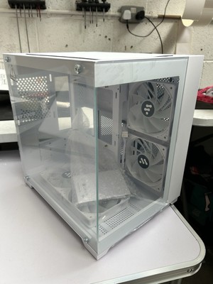 ANSAITE Micro ATX Tower PC Case 4 PWM ARGB Fans Gaming PC Mini Case ...