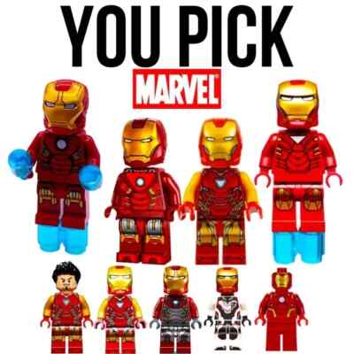 LEGO Iron Man Minifigure YOU PICK! | MARK 25 42 47 64 3 85 1 2 5 7 50 ...