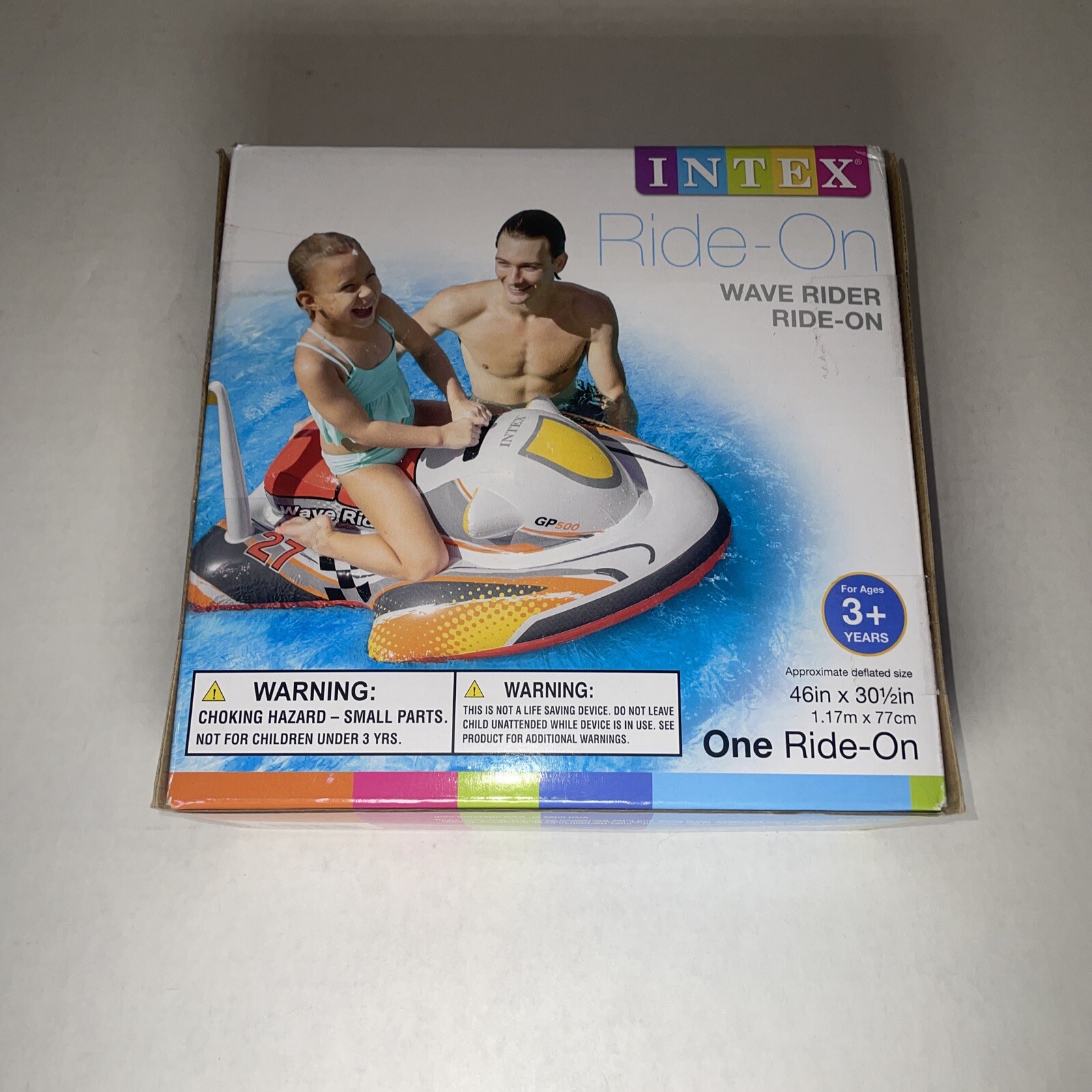 Intex Wave Rider Ride-on Pool Float Toy Inflatable Beach Summer Fun for ...