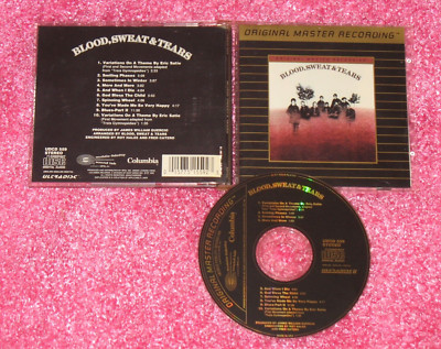 BLOOD SWEAT & TEARS - Rare MFSL Ultradisc UDCD 24k GOLD Disc CD MoFi Al ...