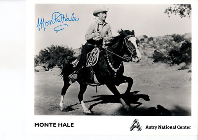 Monte Hale autographed signed 10x8 AUTO Photo Photograph Actor #03 | eBay