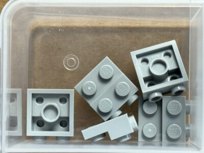LEGO Parts - Light Bluish Gray Plate 2 x 2 x 2/3 2 Studs Side - No ...