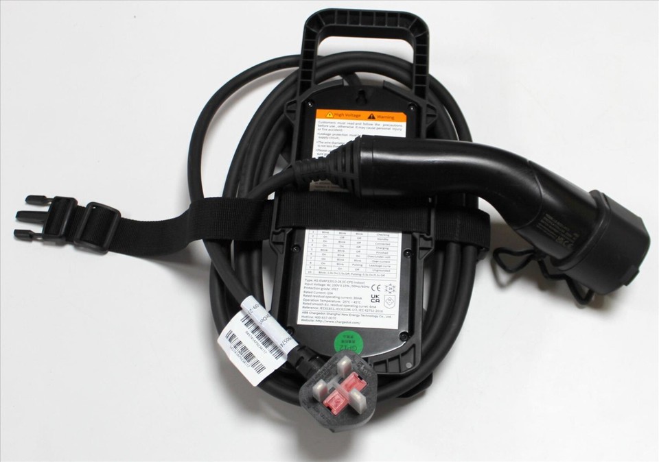 GENUINE MG ZS MG4 MG5 HS EV CHARGING CABLE HOME CHARGER UK 3 PIN TYPE 2 ...