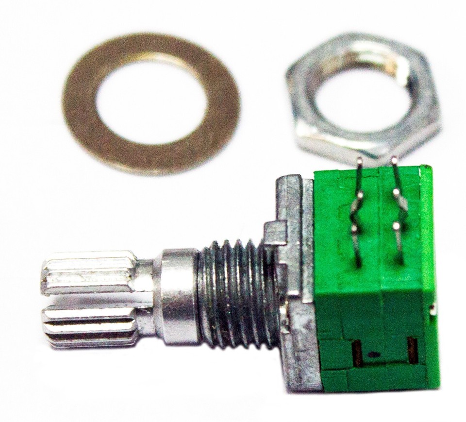ALPHA 10K Dual Ganged Variable Resistor Potentiometer Pot LINEAR PCB ...