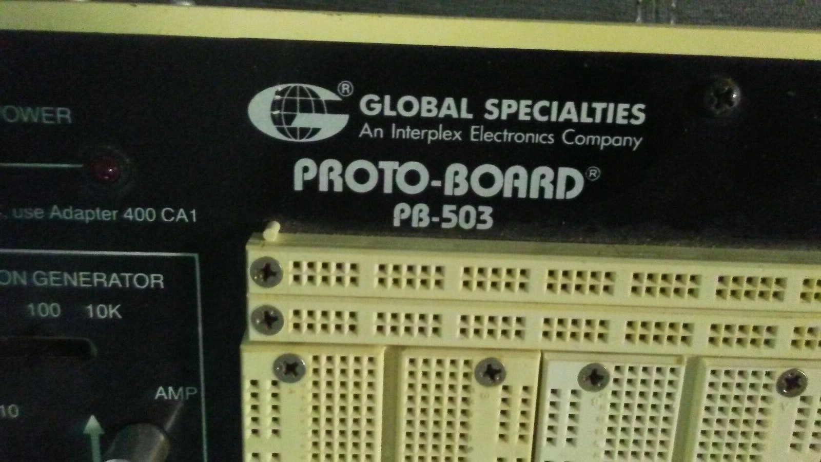 Global Specialties PB-503 Proto Board Analog & Digital Design Trainer ...