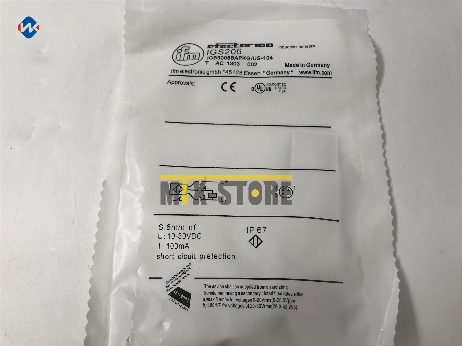 1PCS BRAND NEW IFM IGS206 Sensor&Proximity Switch | eBay