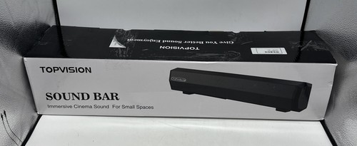 Topvision Soundbar For TV 21”, Bluetooth 5.0 With LED Lights, 3D ...