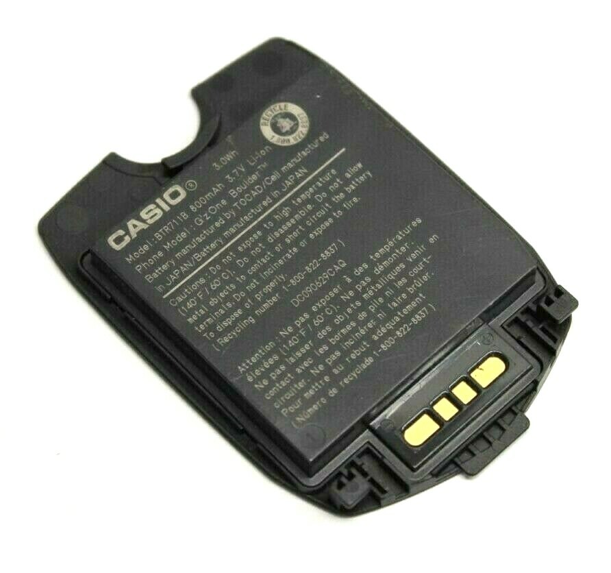 OEM BTR711B Standard Li-ion Battery 800mAh for Casio C711 G'ZONE ...
