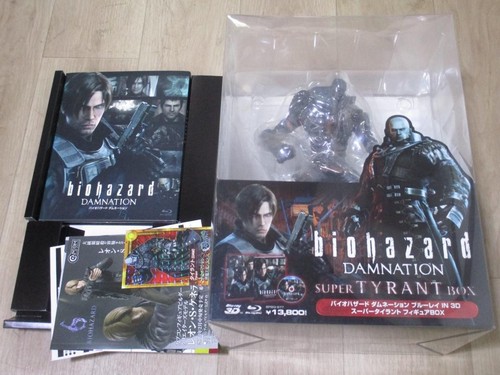 Resident Evil Damnation Blu-ray 3D Limited Edition Super Tyrant Figure ...