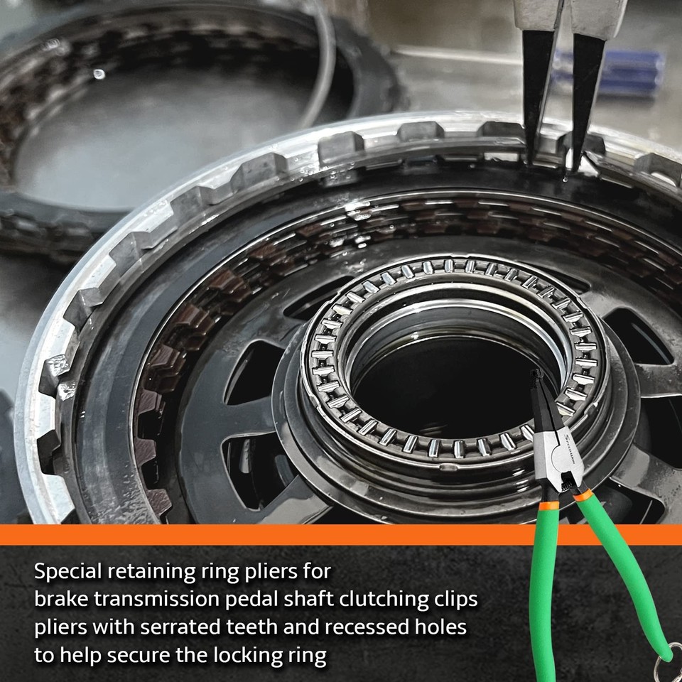 Special Angle Tip Lock Ring Pliers 8-Inch Retaining Rings Pliers for ...