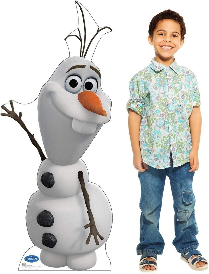 Disney's Olaf Cardboard Standee - Lightweight Fun for Birthdays ...