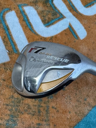 TAYLORMADE R7 DRAW RESCUE 4 HYBRID 22 LOFT SENIOR M FLEX REAX 55 SHAFT ...