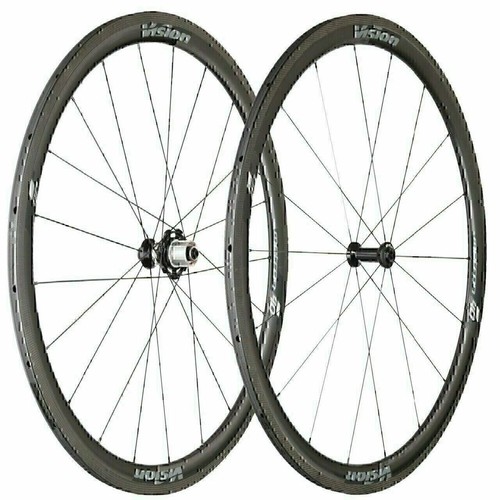 Vision Metron 40 SL Team Issue Carbon Tubular Wheel 700C w/team logo ...