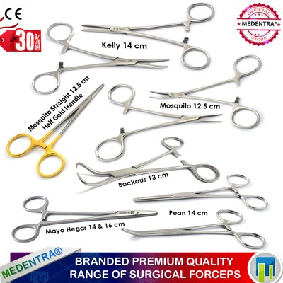 Kelly Clamp Surgical Forceps & Tweezers | Vitality Medical