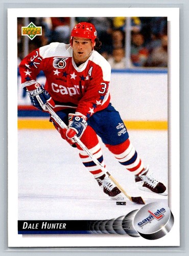 1992-93 Upper Deck #131 Dale Hunter Washington Capitals Hockey Card | eBay