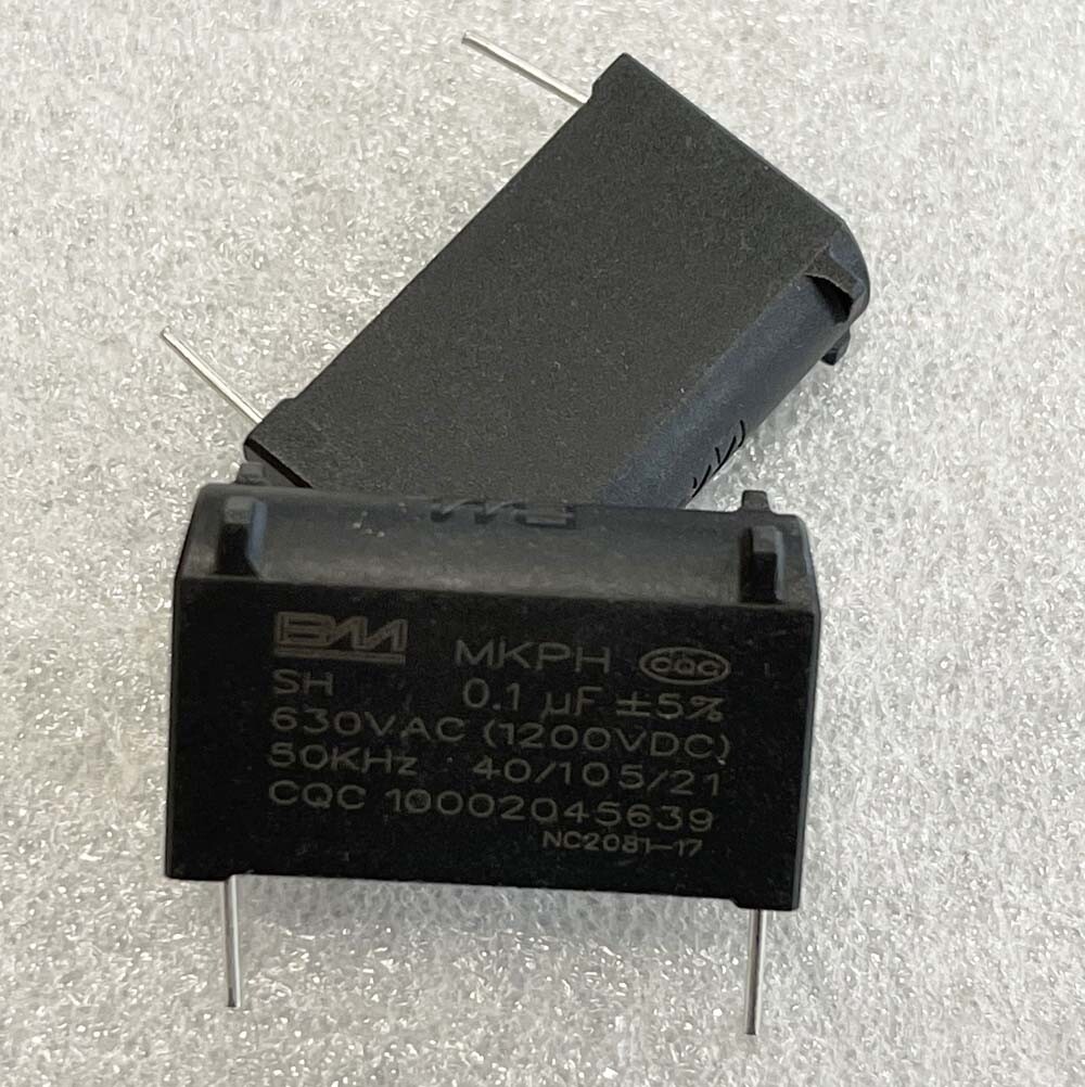 10PCS MKPH 0.1uF 630Vac 1200Vdc BM Capacitor for induction cooker P=30 ...