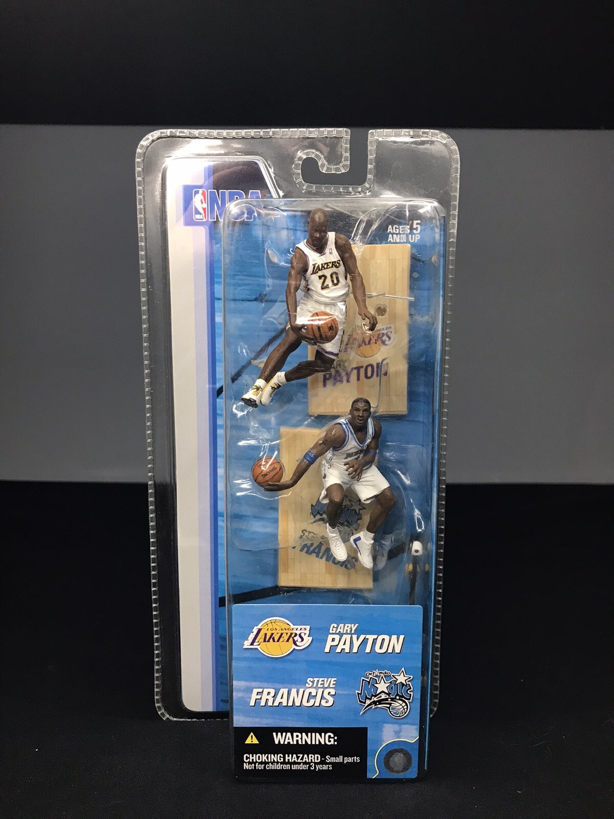 Gary Payton & Steve Francis 3 Inch Action Figures From Mcfalane Toys ...