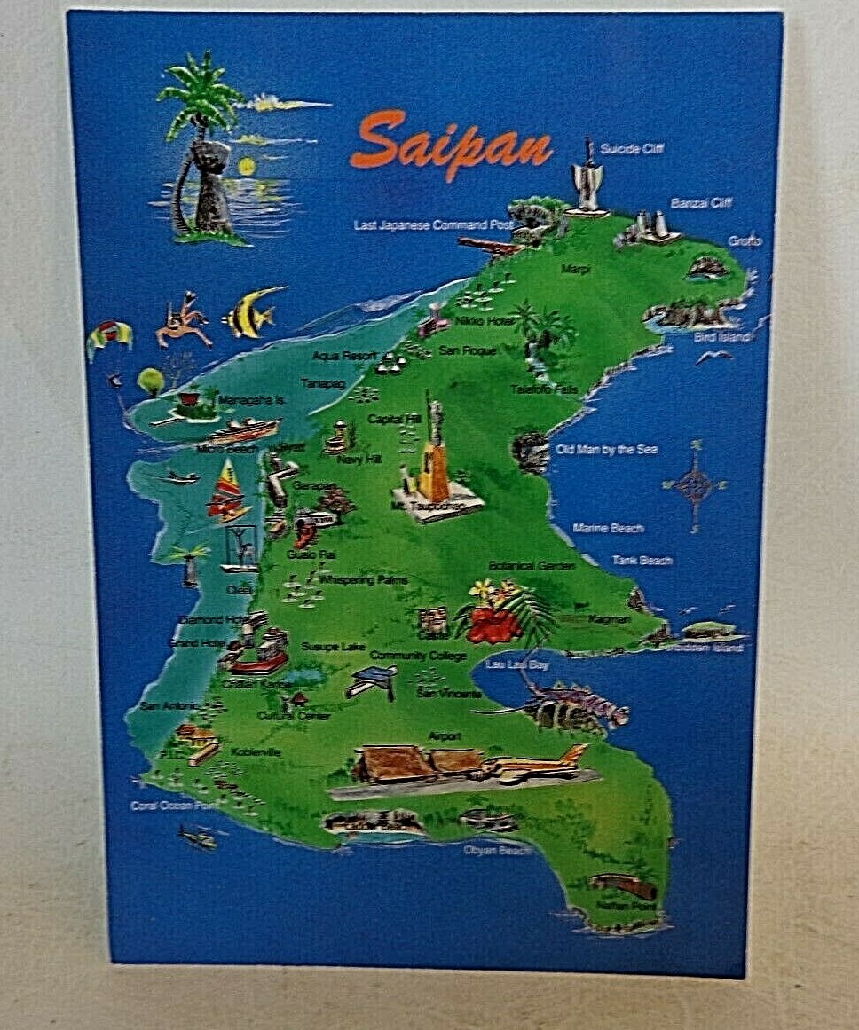 Saipan Map