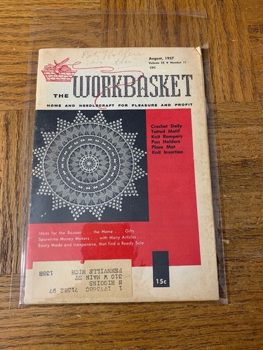 The Workbasket August 1957 | eBay Australia