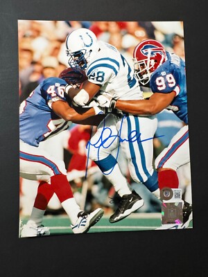 Marshall Faulk Hot! autographed signed Colts Rams HOF 8x10 photo ...