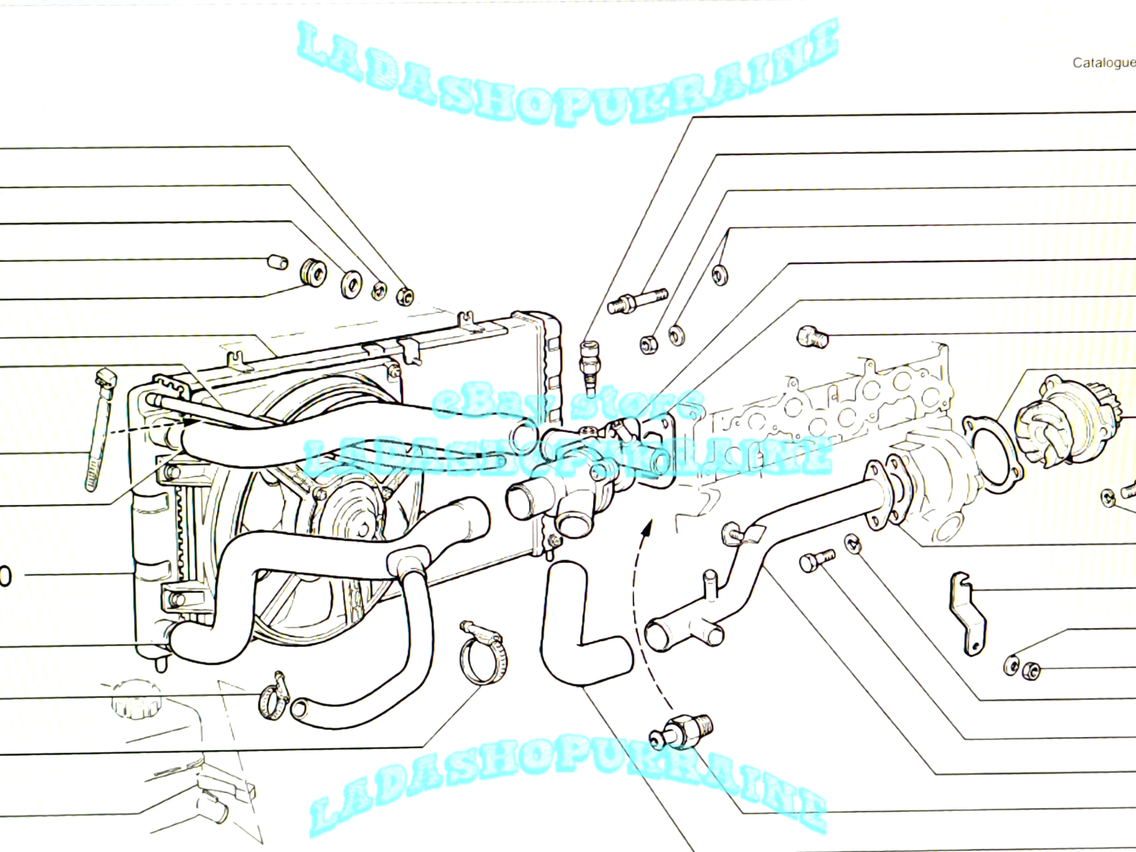 Ventilador Eléctrico LADA KALINA 1117 1118 1119 NIVA 2123 Radiator ...