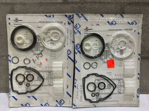 KSB AMRI ACTAIR 3 TO 200 3 TO 50 PNEUMATIC ACTUATOR O RING KIT LOT OF 2 ...