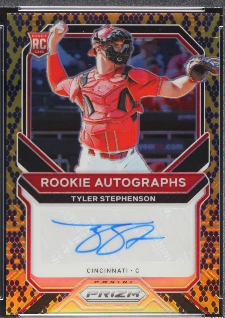 2021 Panini Prizm - Rookie Autographs Tyler Stephenson #RA-TY Snake ...