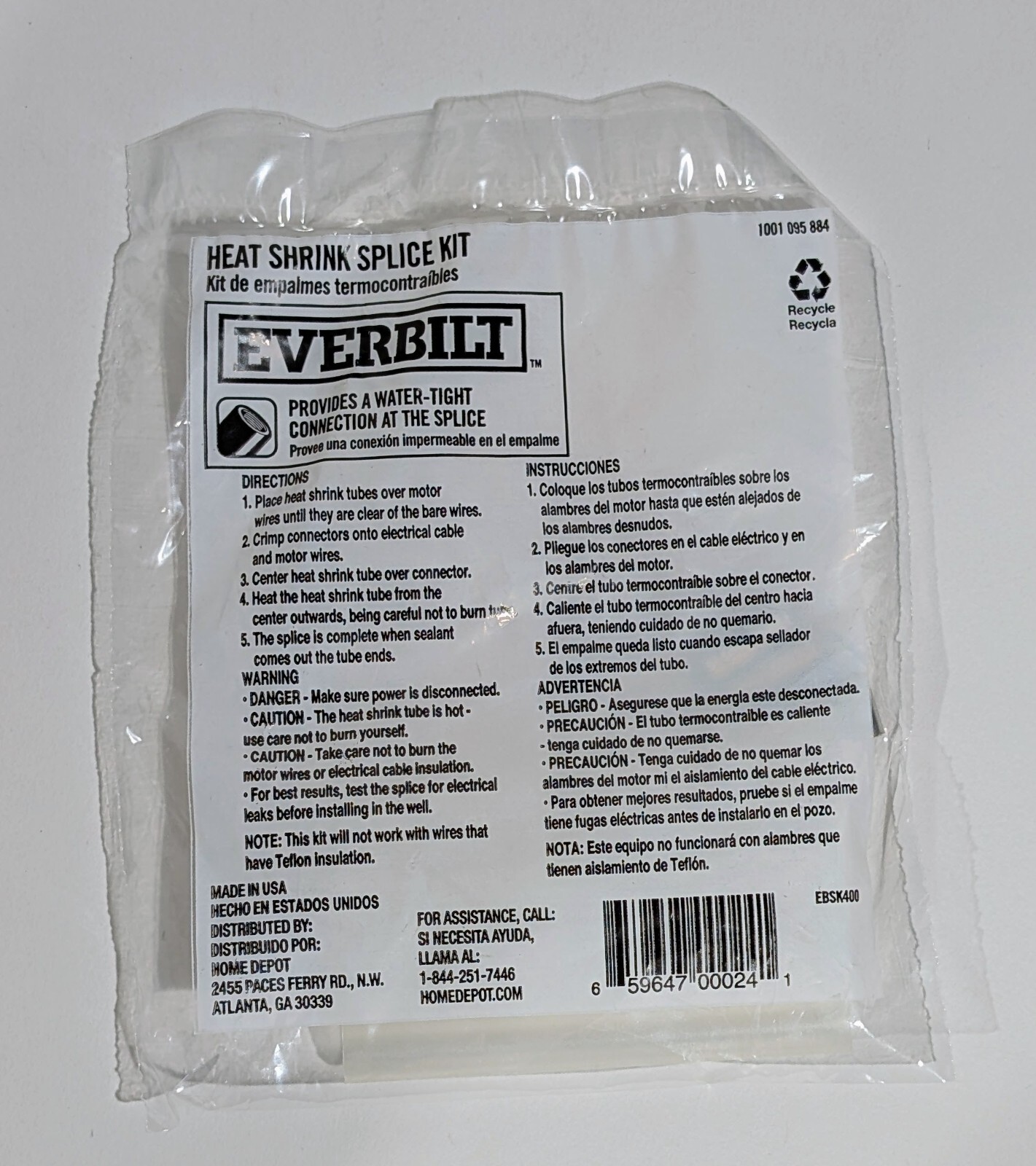 Submersible Well Pump Wire Heat Shrink Splice Kit, USA Made | eBay