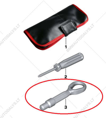 NEW BMW 3 F30 TOWING EYE HOOK 72157953893 2013 OEM NO IMPORT DUTIES TO ...