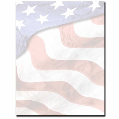 Grand Old Flag Letterhead Paper Inkjet/Laser Compatible 8.5x11 100 ...