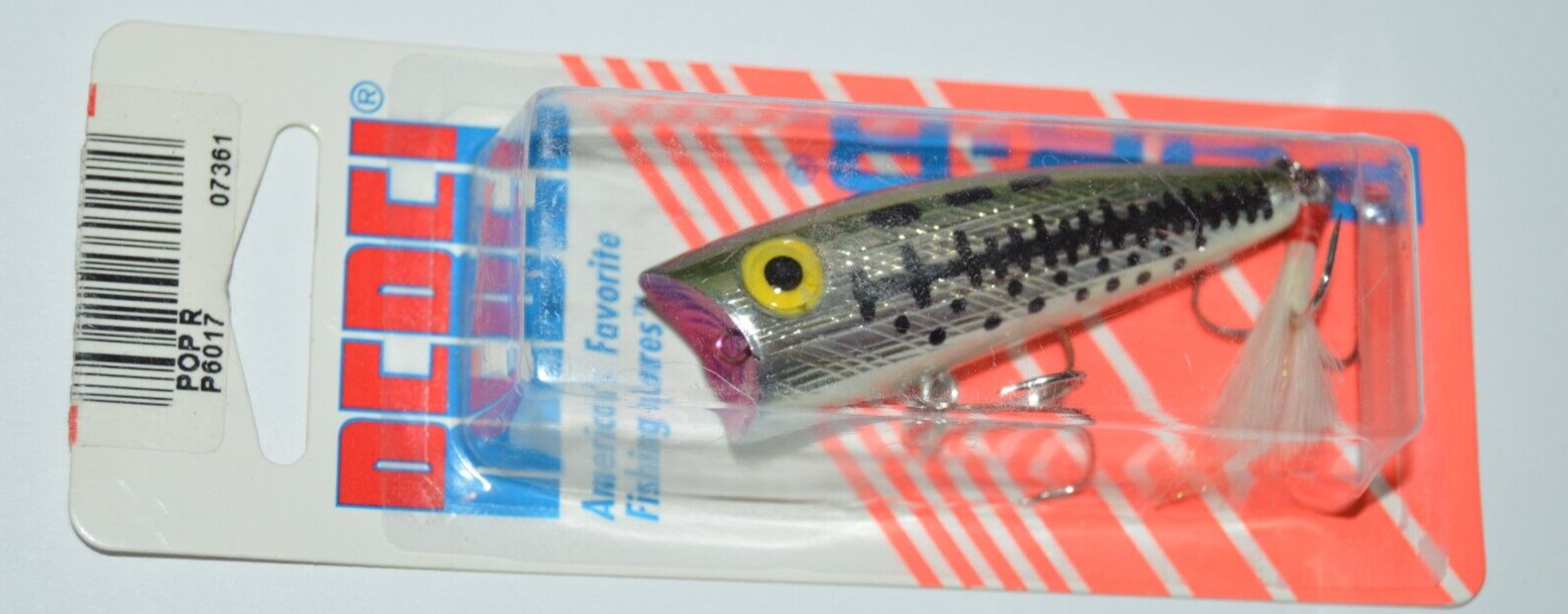 older 2006 rebel pop r pop-r popper topwater lure p6017 2.5" 1/4oz ol ...