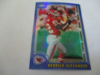 2000 Topps Chrome Football Refractor Derrick Alexander Card #159 | eBay