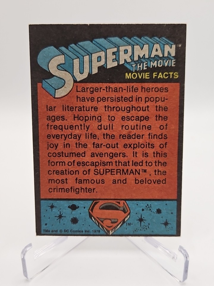 1978 Dc Comics Superman Cards: #55 Superman To The Rescue! | eBay