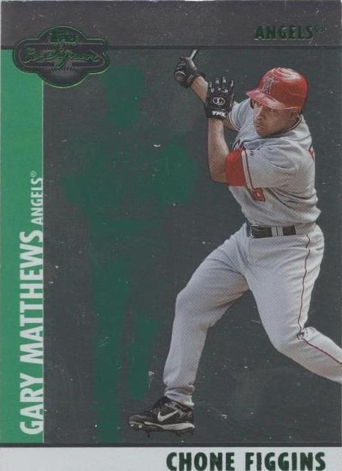 2008 Topps Co-Signers - Chone Figgins, Gary Matthews #034 Silver Green ...
