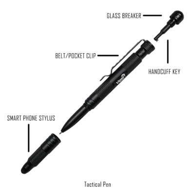 Viper Tactical Pen - Emergency EDC - Clip, Stylus, Glass Breaker ...