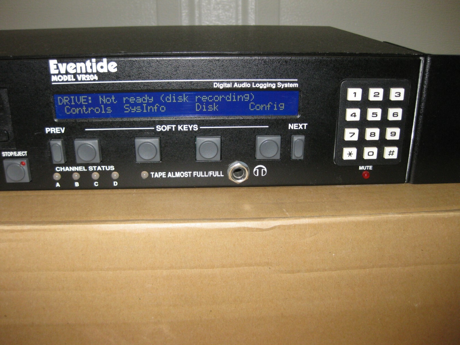 Eventide VR204, Digital Audio Logging System, Rack mountable! Powers up ...