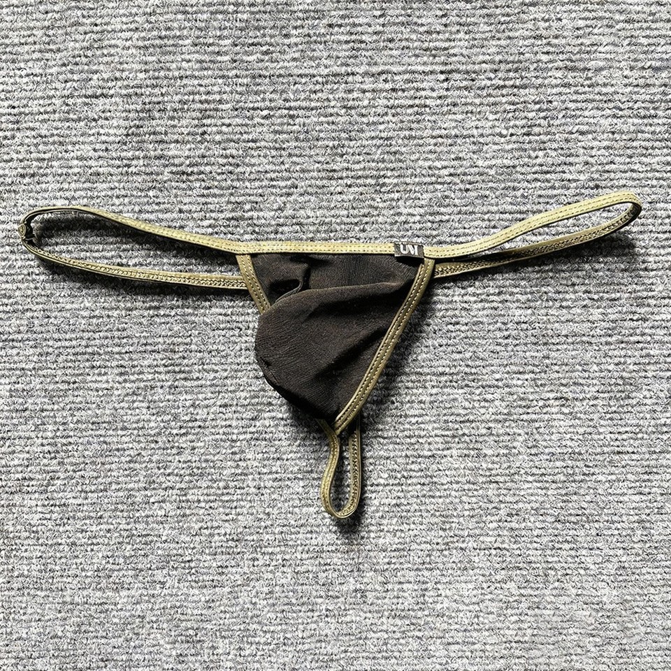 Mesh Pouch Low Rise G-string Thong Underwear for Men Erotic Lingerie ...