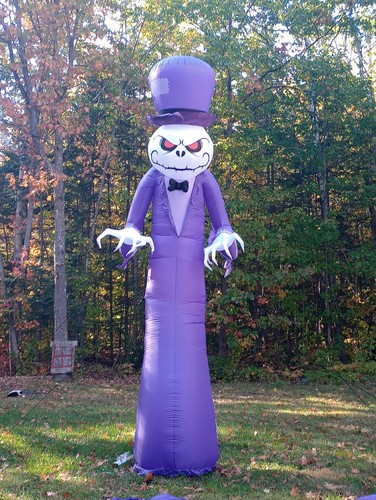 Super Rare GEMMY 16ft Inflatable Short Circuit Reaper Halloween Decor ...