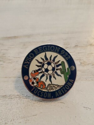 Soccer AYSO Pin Region 922 Tuscon Arizona enamel pin ec | eBay
