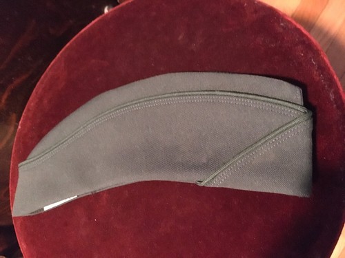 VINTAGE US ARMY WOMEN'S SIZE 24 GARRISON CAPS HAT DRESS GREEN KINGFORM ...