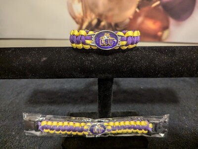 Free Shipping. Sale!!!! LSU TIGERS NCAA PARACORD BRACELET | eBay
