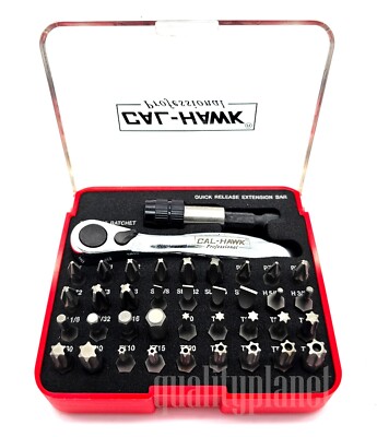 72 teeth Mini Ratchet 38 pc bit Set torx allen hex phillips slotted | eBay
