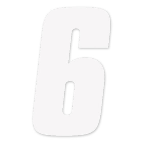 Factory Effex Fx 2015 Numbers Factory 4" White 6 08-90016 | eBay