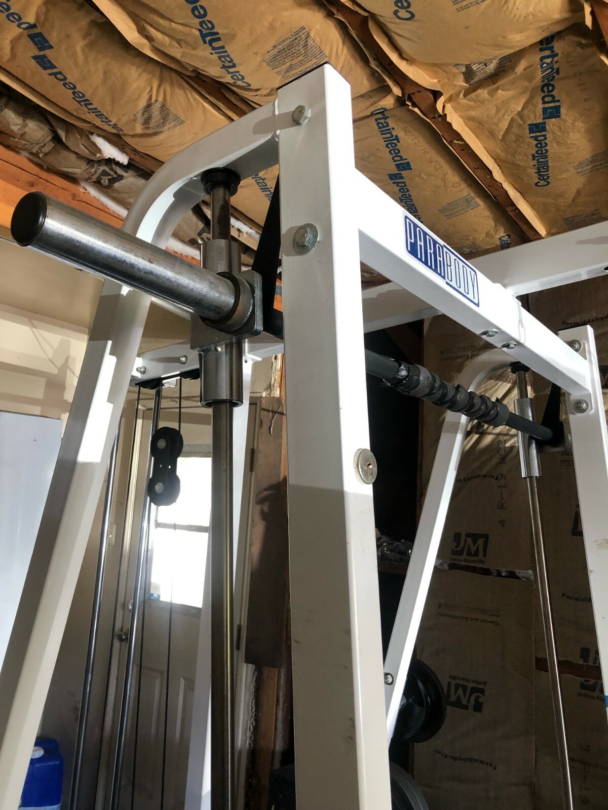 smith machine home gym used great condition parabody cable machine ...