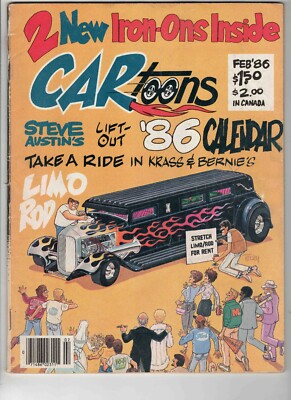 VINTAGE Feb 1986 Car Toons Magazine | eBay