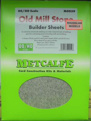 NEW METCALFE MOO59 OO GAUGE OLD MILL STONE BUILDER SHEETS | eBay UK