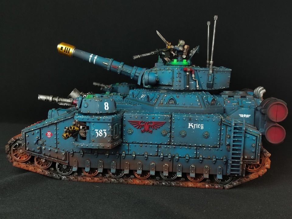 Warhammer 40k comission painted Militarum Death Korps of Krieg ...